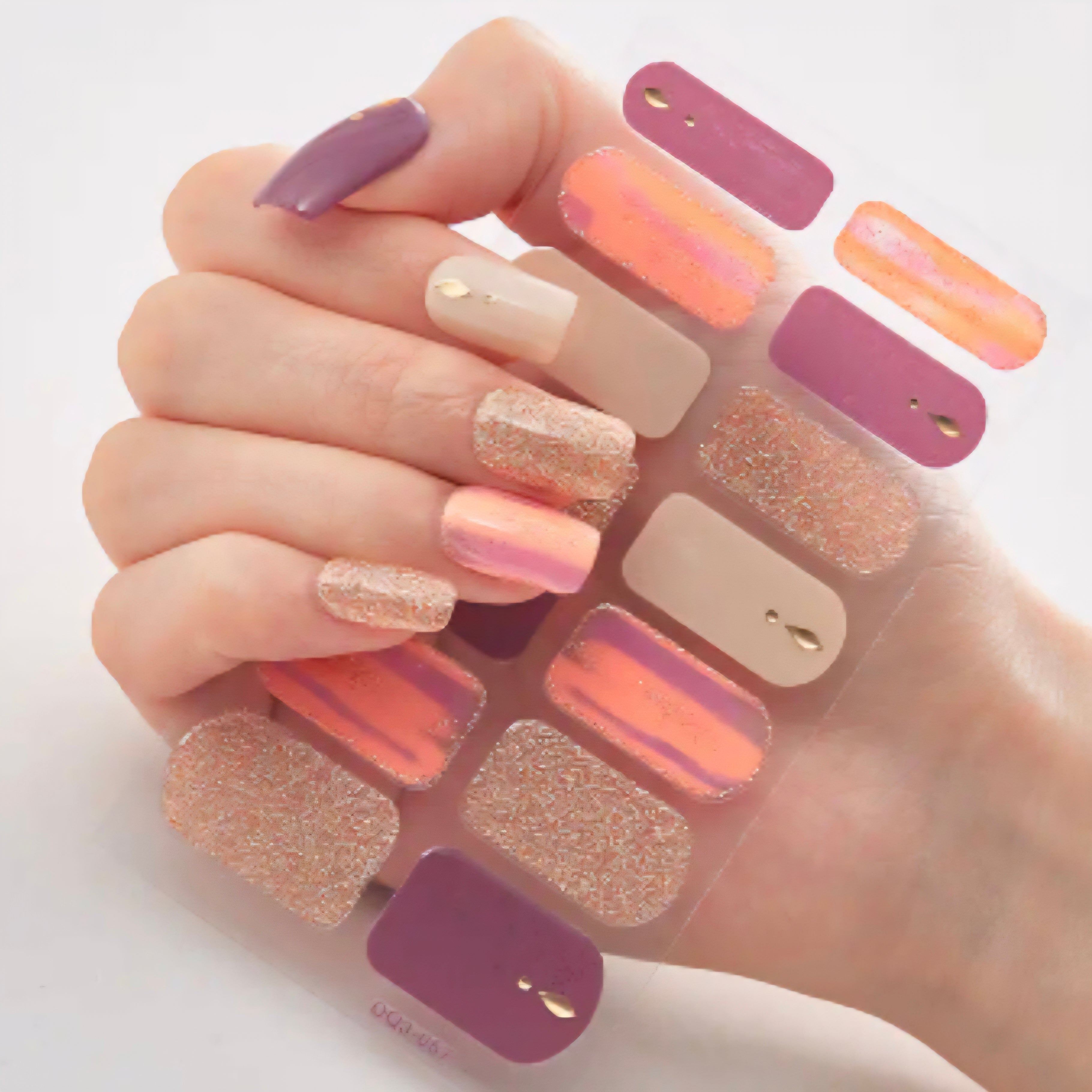 Sharp shapes | Nail Wraps | Nail Stickers | Nail Strips | Gel Nails | Nail Polish Wraps ...