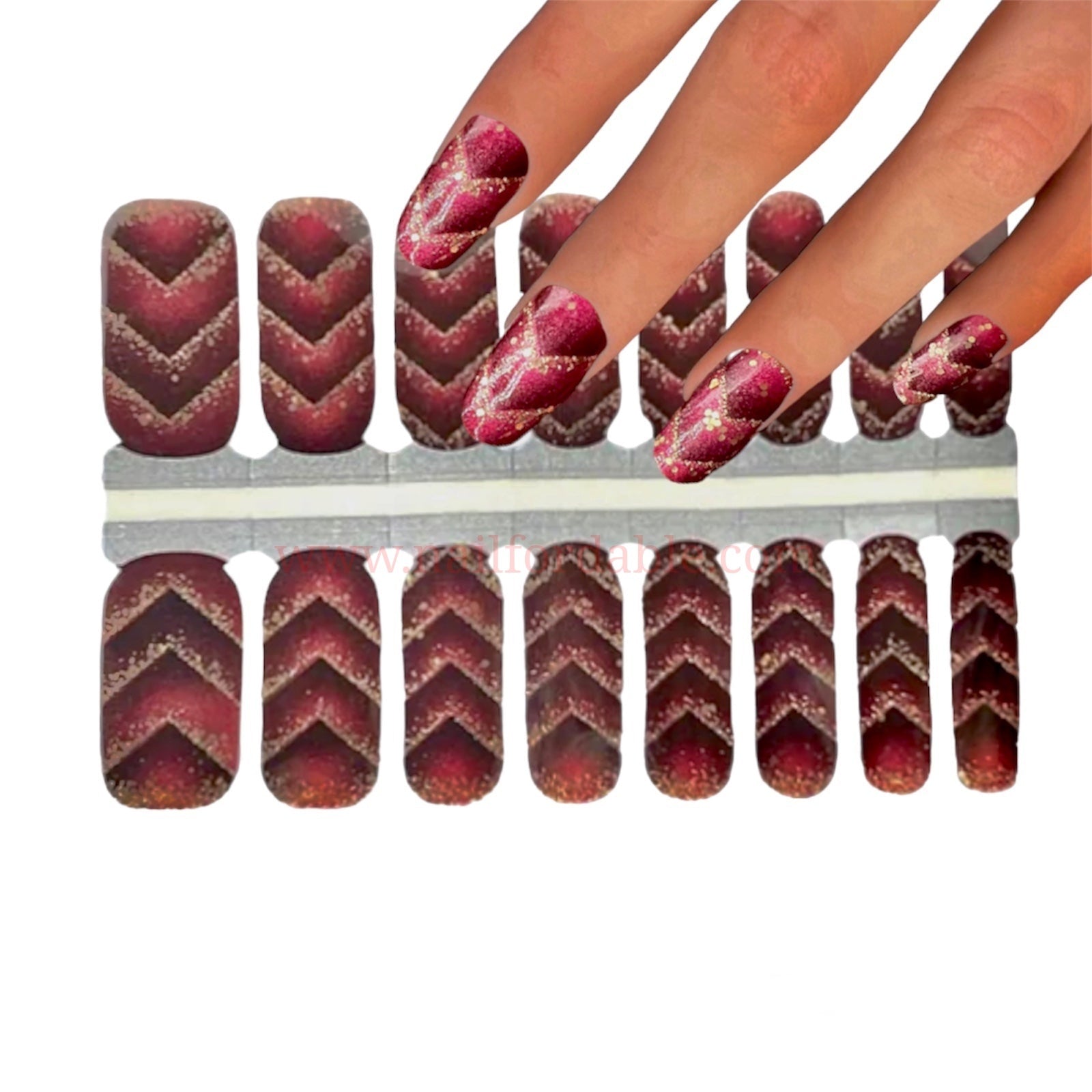 Oriental Pyramids| Nail Wraps | Nail Stickers | Nail Strips | Gel Nails ...