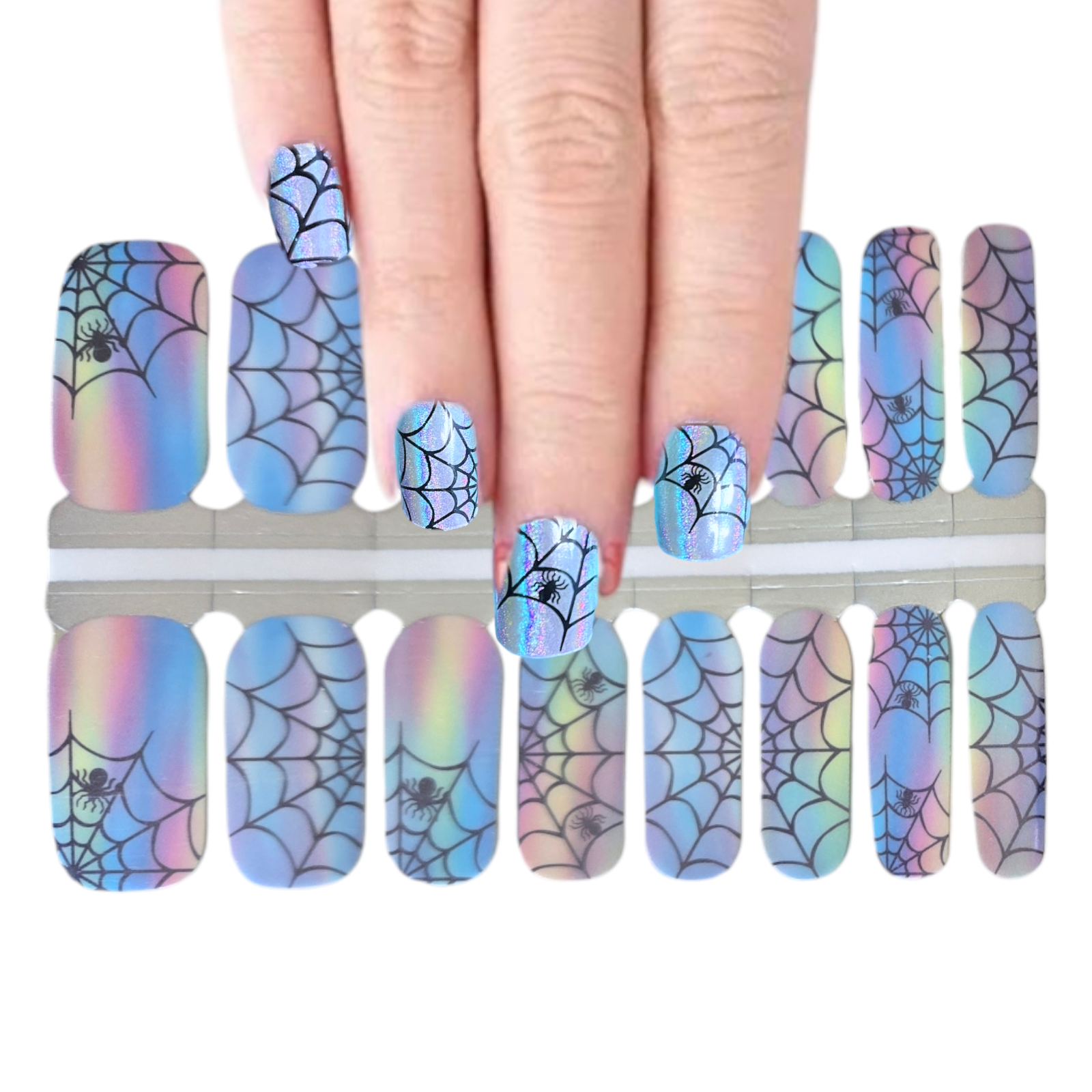 BOO Spiders| Nail Wraps | Nail Stickers | Nail Strips | Gel Nails ...