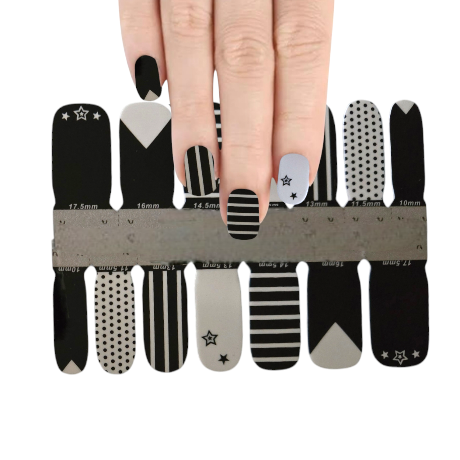 Geo-patterns| Nail Wraps | Nail Stickers | Nail Strips | Gel Nails ...