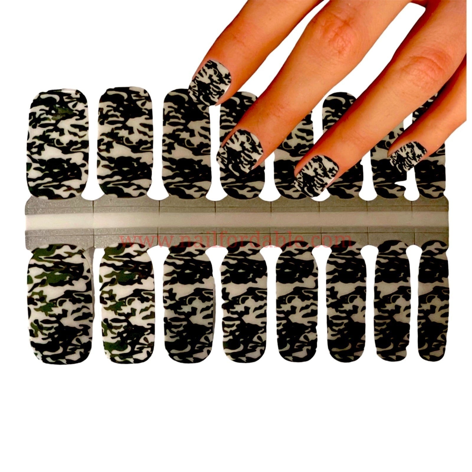 Camouflage| Nail Wraps | Nail Stickers | Nail Strips | Gel Nails | Nail ...