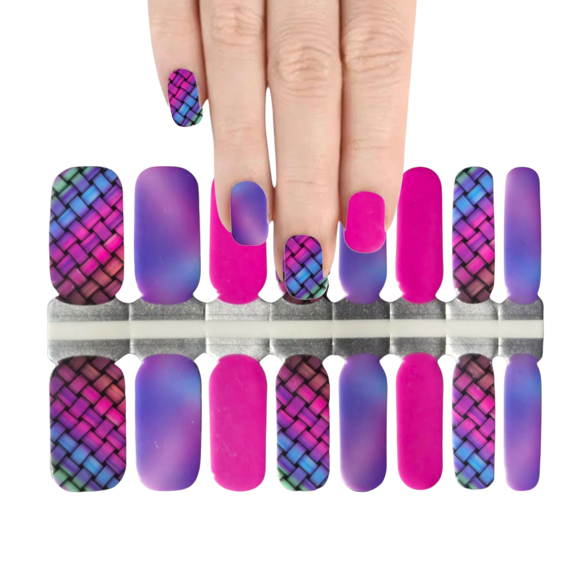 Criss - Crossed | Nail Wraps | Nail Stickers | Nail Strips | Gel Nails ...