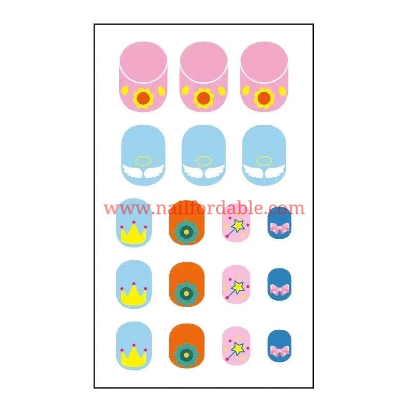 My little princess | Nail Wraps | Nail Stickers | Nail Strips | Gel ...