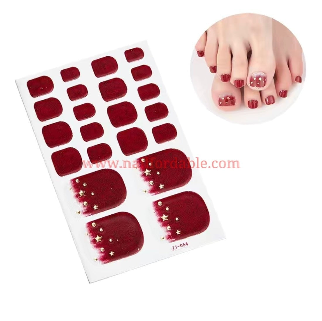 Red constellation | Nail Wraps | Nail Stickers | Nail Strips | Gel ...