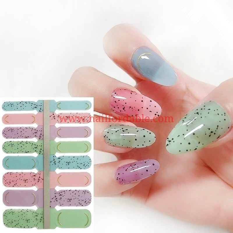 Pastel ice cream (Crystal Wraps)| Nail Wraps | Nail Stickers | Nail ...